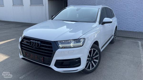Balts Audi Q7 2017 Marijampole, ar dzinēja tilpumu 3.00 L un nobraukumu 75 tūkst. km par 26990 €, foto  vietnē AUTOMOTO.COM.LV