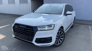 Balts Audi Q7 2017 Marijampole, ar dzinēja tilpumu 3.00 L un nobraukumu 75 tūkst. km par 26990 €, foto  vietnē AUTOMOTO.COM.LV