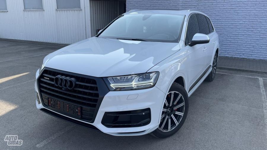 Balts Audi Q7 2017 Marijampole, ar dzinēja tilpumu 3.00 L un nobraukumu 75 tūkst. km par 26990 €, foto 1 vietnē AUTOMOTO.COM.LV