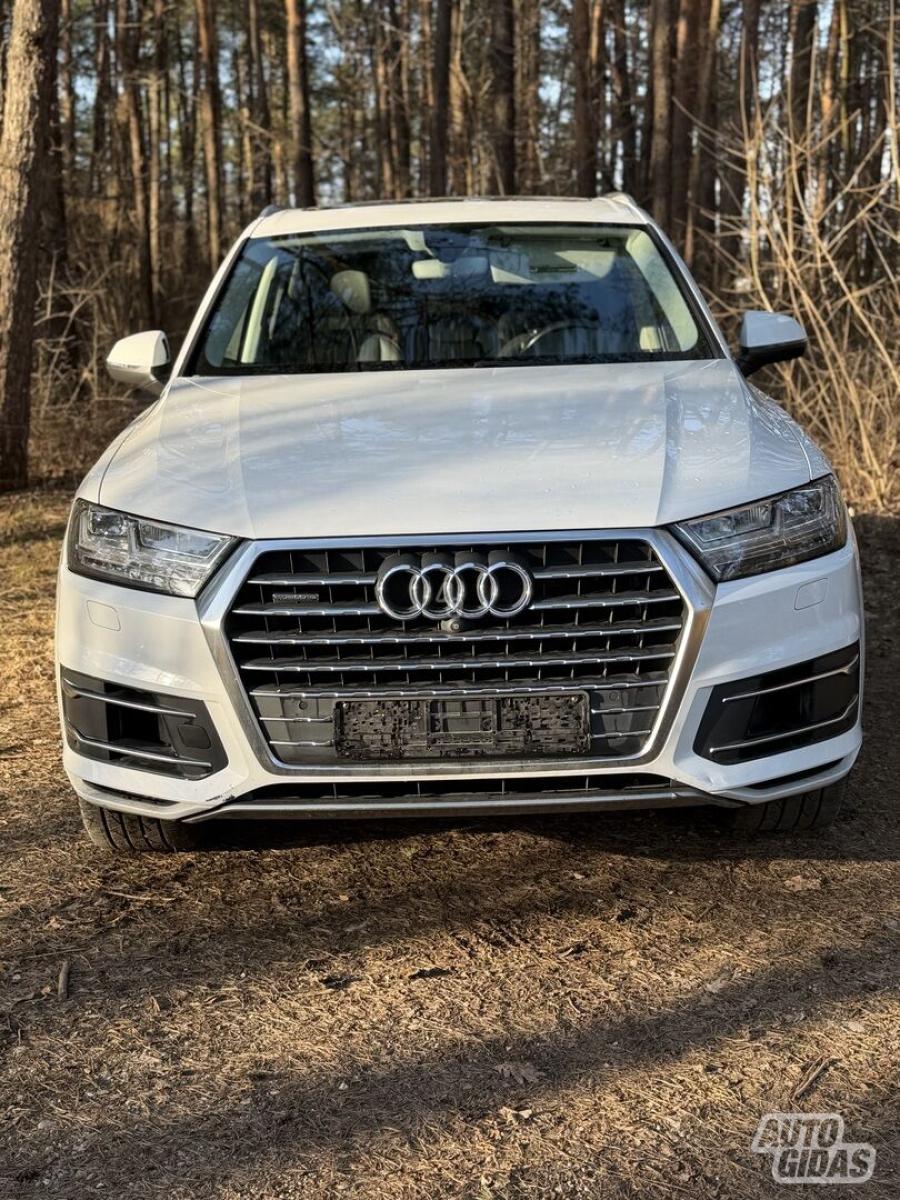Balts Audi Q7 2017 Viļņa, ar dzinēja tilpumu 3.00 L un nobraukumu 275 tūkst. km par 18700 €, foto 1 vietnē AUTOMOTO.COM.LV