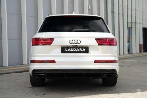 White Audi Q7 2017 in Vilnius, with an engine capacity of 3.00 L and mileage of 185 thousand km for 26400 €, photo 6 on AUTOMOTO.COM.LV