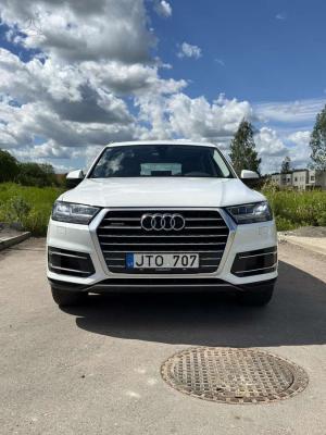 White Audi Q7 2017 in Kaunas, with an engine capacity of 2.97 L and mileage of 177 thousand km for 27000 €, photo  on AUTOMOTO.COM.LV