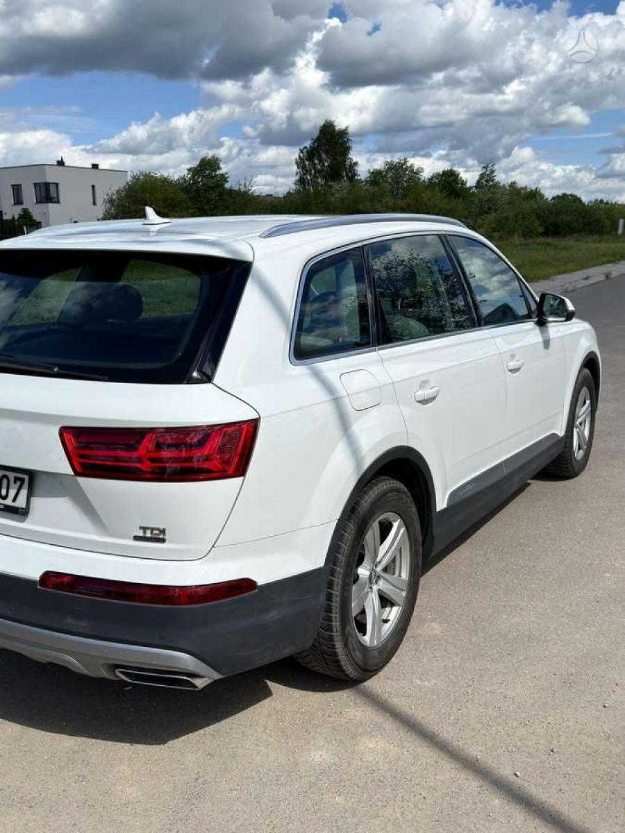 Balts Audi Q7 2017 Kauņa, ar dzinēja tilpumu 2.97 L un nobraukumu 177 tūkst. km par 27000 €, foto 7 vietnē AUTOMOTO.COM.LV