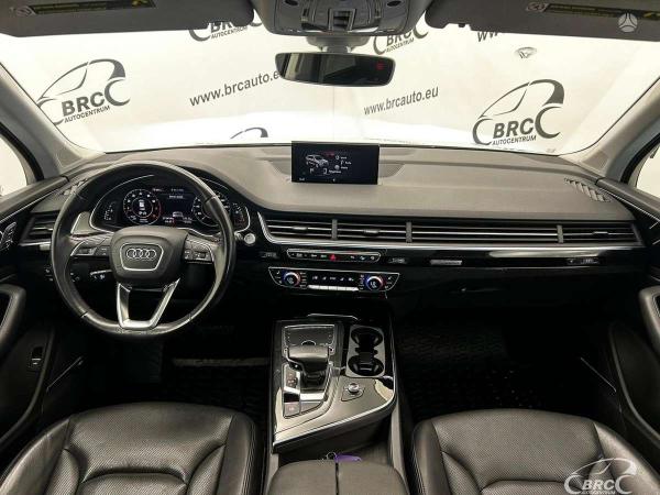 White Audi Q7 2017 in Vilnius, with an engine capacity of 3.00 L and mileage of 275 thousand km for 19900 €, photo 4 on AUTOMOTO.COM.LV