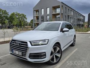 White Audi Q7 2017 in Riga, with an engine capacity of 3.00 L and mileage of 197 thousand km for 24900 €, photo  on AUTOMOTO.COM.LV