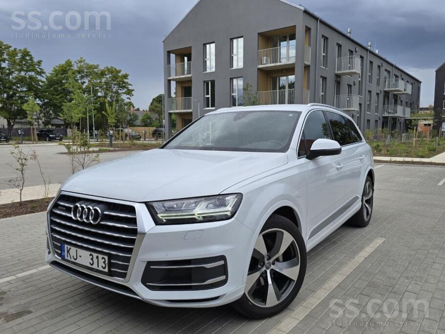 Balts Audi Q7 2017 Rīga, ar dzinēja tilpumu 3.00 L un nobraukumu 197 tūkst. km par 24900 €, foto 1 vietnē AUTOMOTO.COM.LV