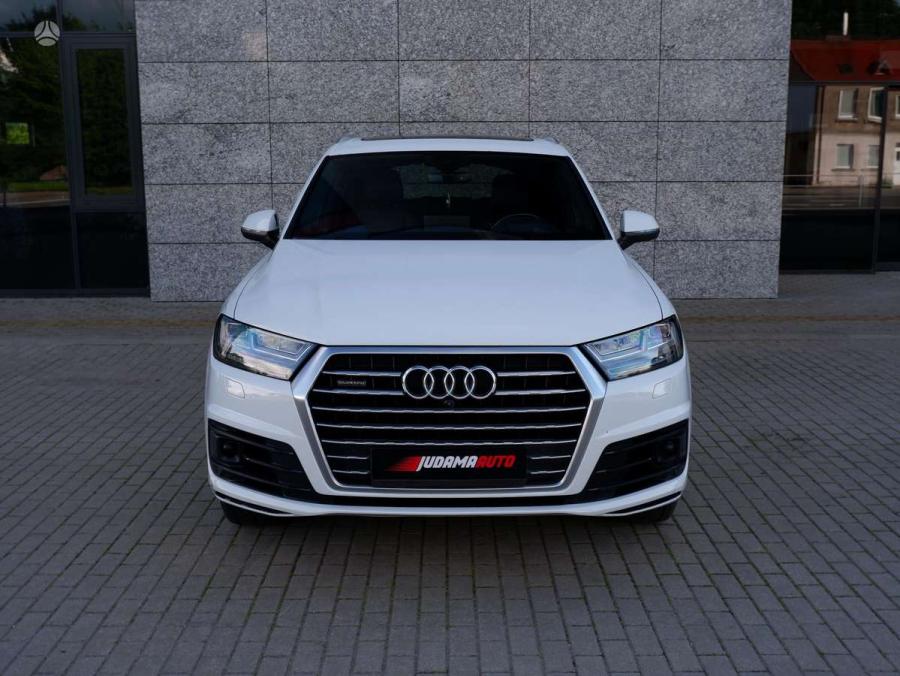 Balts Audi Q7 2017 Klaipėda, ar dzinēja tilpumu 3.00 L un nobraukumu 270 tūkst. km par 18300 €, foto 1 vietnē AUTOMOTO.COM.LV