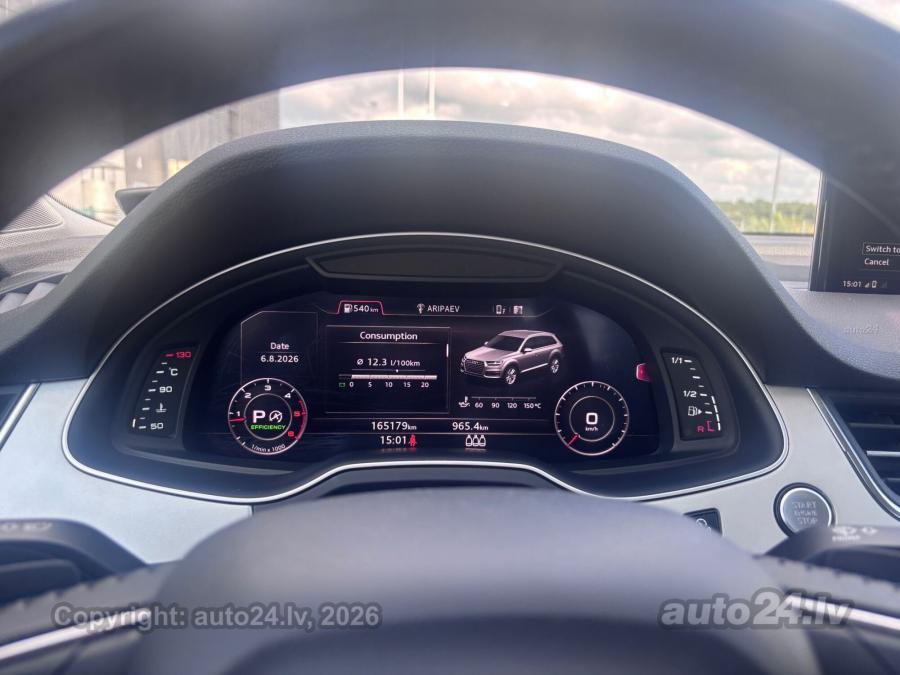 Balts Audi Q7 2017 Tallina, ar dzinēja tilpumu 3.00 L un nobraukumu 165 tūkst. km par 30400 €, foto 7 vietnē AUTOMOTO.COM.LV