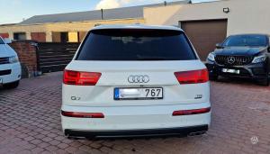 White Audi Q7 2017 in Mazeikiai, with an engine capacity of 2.97 L and mileage of 356 thousand km for 19999 €, photo 6 on AUTOMOTO.COM.LV