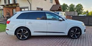 White Audi Q7 2017 in Mazeikiai, with an engine capacity of 2.97 L and mileage of 356 thousand km for 19999 €, photo 8 on AUTOMOTO.COM.LV