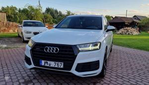 White Audi Q7 2017 in Mazeikiai, with an engine capacity of 2.97 L and mileage of 356 thousand km for 19999 €, photo 11 on AUTOMOTO.COM.LV