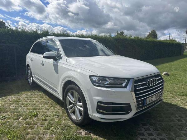 Audi Q7 2017 in Vilnius on AUTOMOTO.COM.LV White Audi Q7 2017 in Vilnius, with an engine capacity of 3.00 L and mileage of 154 thousand km for 19500 €, photo 1 on AUTOMOTO.COM.LV