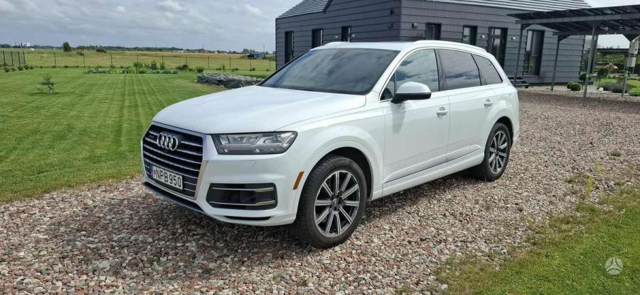 White Audi Q7 2017 in Klaipeda, with an engine capacity of 3.00 L and mileage of 200 thousand km for 17499 €, photo 4 on AUTOMOTO.COM.LV