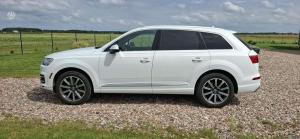 White Audi Q7 2017 in Klaipeda, with an engine capacity of 3.00 L and mileage of 200 thousand km for 17499 €, photo 6 on AUTOMOTO.COM.LV