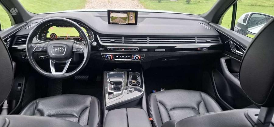 White Audi Q7 2017 in Klaipeda, with an engine capacity of 3.00 L and mileage of 200 thousand km for 17499 €, photo 11 on AUTOMOTO.COM.LV
