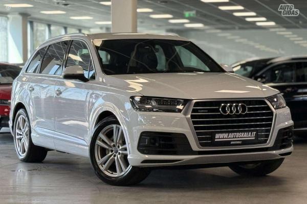 White Audi Q7 2018 in Klaipeda, with an engine capacity of 3.00 L and mileage of 150 thousand km for 32900 €, photo 1 on AUTOMOTO.COM.LV