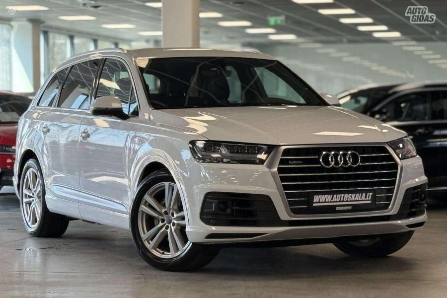 White Audi Q7 2018 in Klaipeda, with an engine capacity of 3.00 L and mileage of 150 thousand km for 32900 €, photo 1 on AUTOMOTO.COM.LV