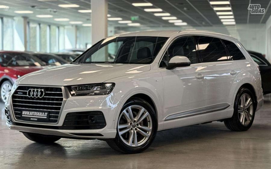 White Audi Q7 2018 in Klaipeda, with an engine capacity of 3.00 L and mileage of 150 thousand km for 32900 €, photo 8 on AUTOMOTO.COM.LV