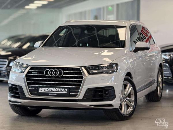 White Audi Q7 2018 in Klaipeda, with an engine capacity of 3.00 L and mileage of 150 thousand km for 32900 €, photo 9 on AUTOMOTO.COM.LV