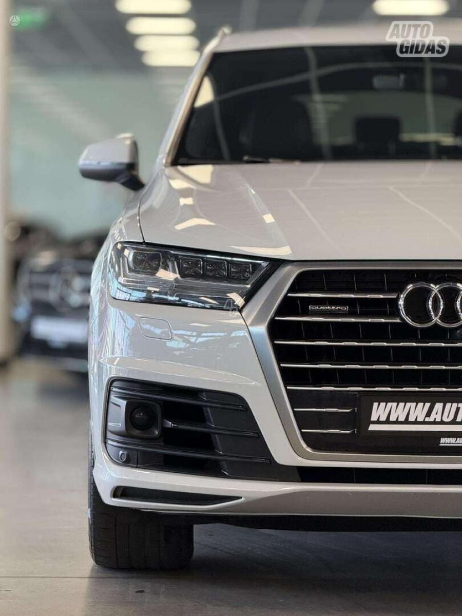 White Audi Q7 2018 in Klaipeda, with an engine capacity of 3.00 L and mileage of 150 thousand km for 32900 €, photo 13 on AUTOMOTO.COM.LV