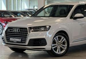 White Audi Q7 2018 in Klaipeda, with an engine capacity of 3.00 L and mileage of 150 thousand km for 32900 €, photo 36 on AUTOMOTO.COM.LV