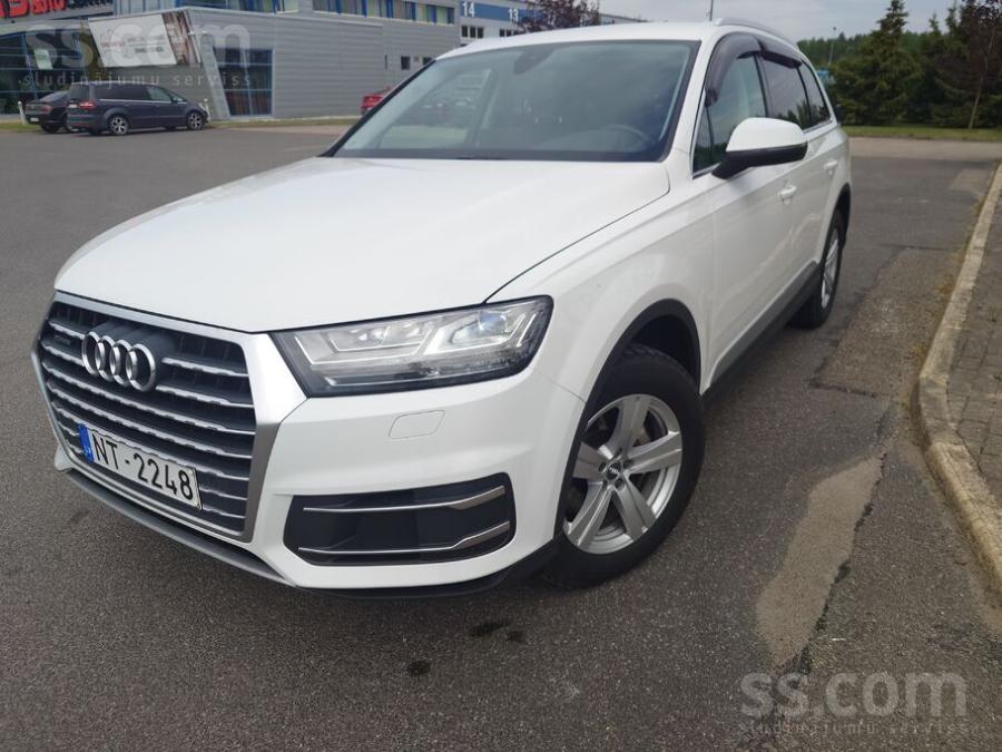 Balts Audi Q7 2018 Jelgava, ar dzinēja tilpumu 3.00 L un nobraukumu 265 tūkst. km par 21400 €, foto 1 vietnē AUTOMOTO.COM.LV