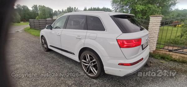 White Audi Q7 2018 in Tallinn, with an engine capacity of 3.00 L and mileage of 0 thousand km for 22900 €, photo 4 on AUTOMOTO.COM.LV