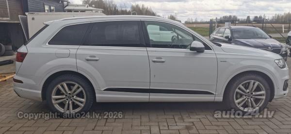 White Audi Q7 2018 in Tallinn, with an engine capacity of 3.00 L and mileage of 0 thousand km for 22900 €, photo 5 on AUTOMOTO.COM.LV