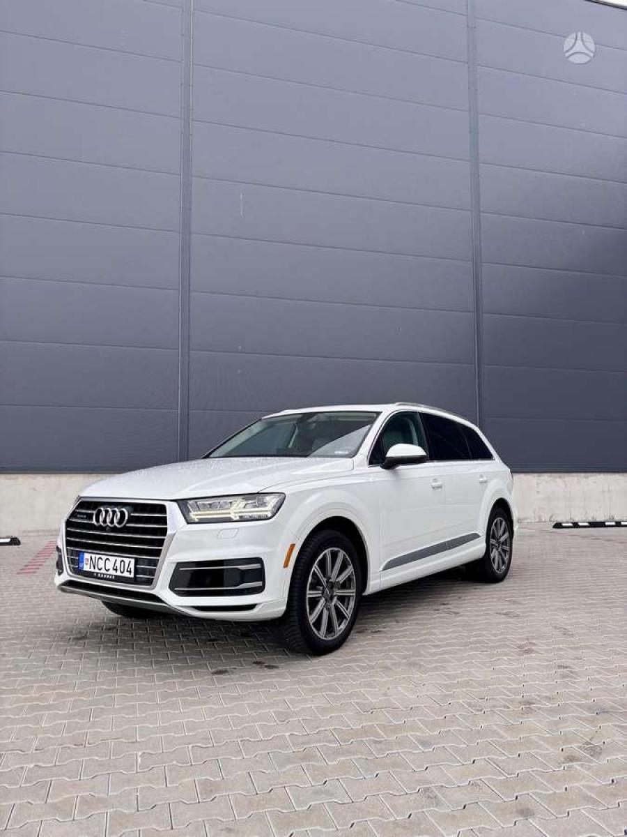 Balts Audi Q7 2018 Šauļi, ar dzinēja tilpumu 3.00 L un nobraukumu 269 tūkst. km par 17650 €, foto 1 vietnē AUTOMOTO.COM.LV