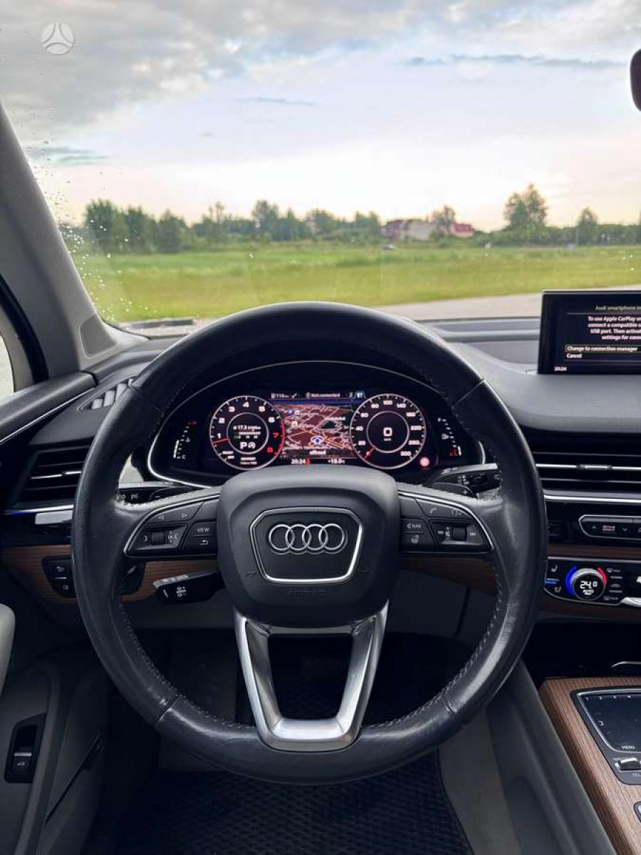 Balts Audi Q7 2018 Šauļi, ar dzinēja tilpumu 3.00 L un nobraukumu 269 tūkst. km par 17650 €, foto 15 vietnē AUTOMOTO.COM.LV