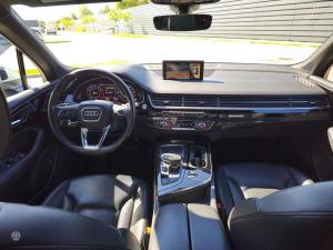 White Audi Q7 2018 in Vilnius, with an engine capacity of 3.00 L and mileage of 156 thousand km for 21700 €, photo 10 on AUTOMOTO.COM.LV