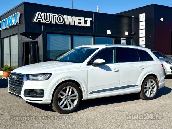 Audi Q7 2018 in Tallinn on AUTOMOTO.COM.LV White Audi Q7 2018 in Tallinn, with an engine capacity of 3.00 L and mileage of 188 thousand km for 28000 €, photo 1 on AUTOMOTO.COM.LV
