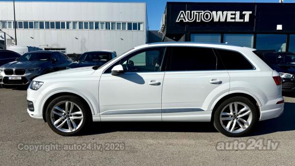 Audi Q7 2018 in Tallinn on AUTOMOTO.COM.LV White Audi Q7 2018 in Tallinn, with an engine capacity of 3.00 L and mileage of 188 thousand km for 28000 €, photo 7 on AUTOMOTO.COM.LV