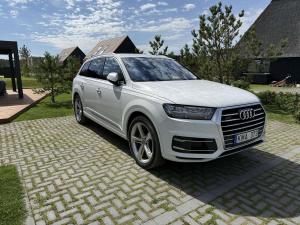White Audi Q7 2018 in Vilnius, with an engine capacity of 2.97 L and mileage of 235 thousand km for 22000 €, photo  on AUTOMOTO.COM.LV