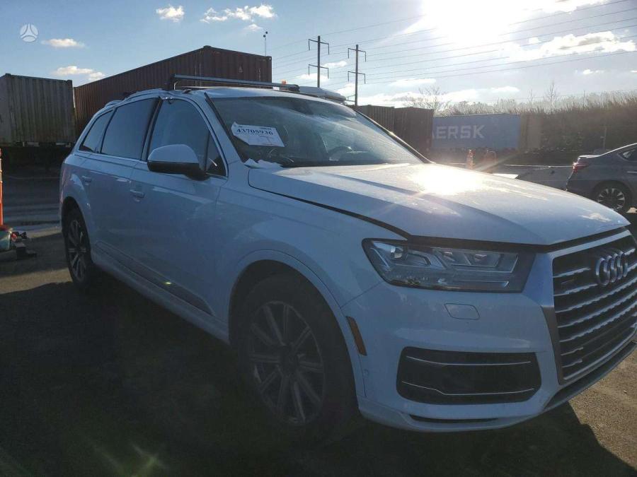 White Audi Q7 2019 in Vilnius, with an engine capacity of 3.00 L and mileage of 145 thousand km for 12000 €, photo 8 on AUTOMOTO.COM.LV