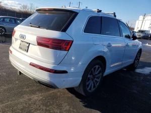 White Audi Q7 2019 in Vilnius, with an engine capacity of 3.00 L and mileage of 145 thousand km for 12000 €, photo 17 on AUTOMOTO.COM.LV