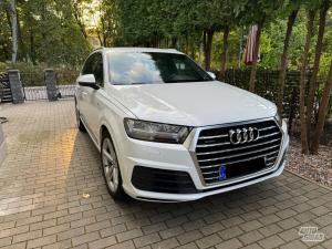 White Audi Q7 2019 in Alytus, with an engine capacity of 3.00 L and mileage of 76 thousand km for 41000 €, photo  on AUTOMOTO.COM.LV