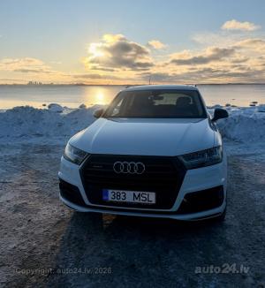 White Audi Q7 2019 in Tallinn, with an engine capacity of 3.00 L and mileage of 72 thousand km for 45500 €, photo 4 on AUTOMOTO.COM.LV