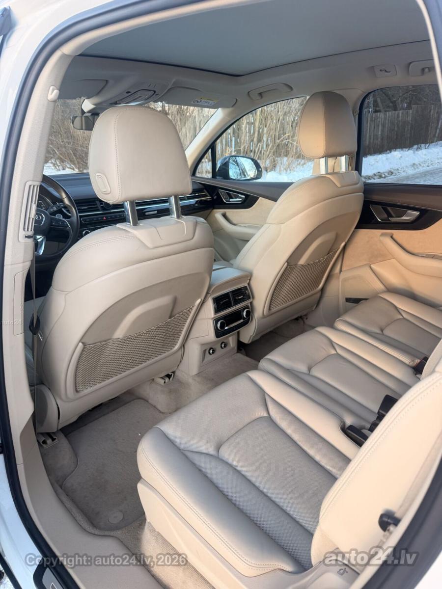 White Audi Q7 2019 in Tallinn, with an engine capacity of 3.00 L and mileage of 72 thousand km for 45500 €, photo 9 on AUTOMOTO.COM.LV
