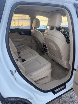 White Audi Q7 2019 in Tallinn, with an engine capacity of 3.00 L and mileage of 72 thousand km for 45500 €, photo 10 on AUTOMOTO.COM.LV
