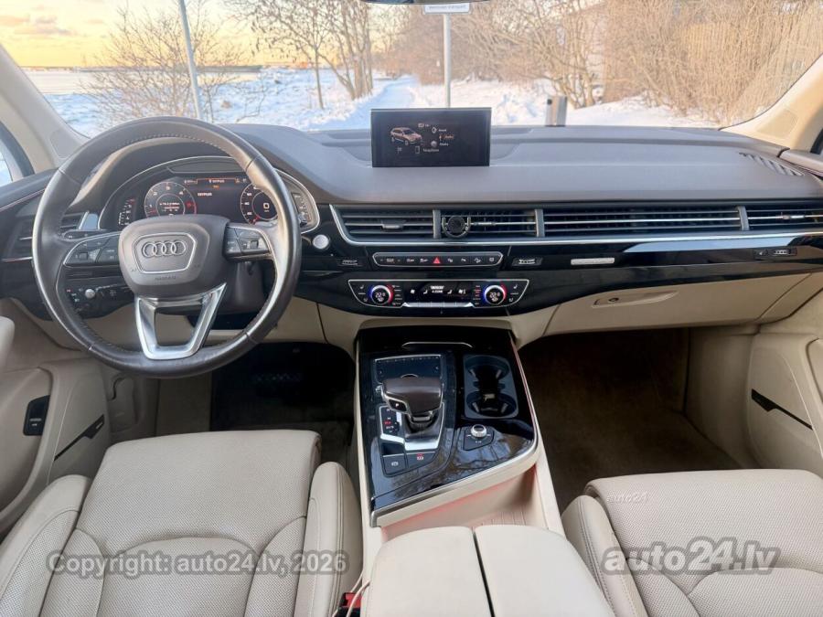 White Audi Q7 2019 in Tallinn, with an engine capacity of 3.00 L and mileage of 72 thousand km for 45500 €, photo 11 on AUTOMOTO.COM.LV