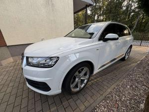 White Audi Q7 2019 in Alytus, with an engine capacity of 2.97 L and mileage of 77 thousand km for 36900 €, photo 14 on AUTOMOTO.COM.LV