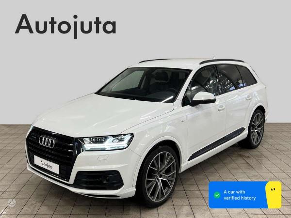 White Audi Q7 2019 in Kaunas, with an engine capacity of 2.97 L and mileage of 138 thousand km for 39000 €, photo 1 on AUTOMOTO.COM.LV