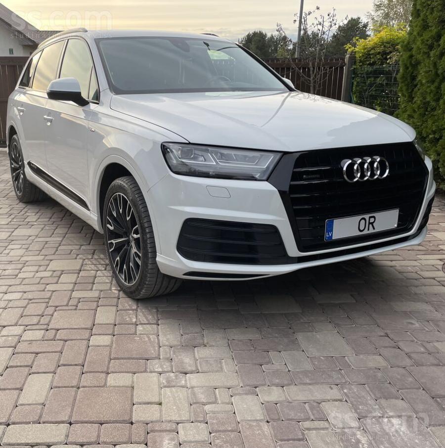 Balts Audi Q7 2019 Ogre, ar dzinēja tilpumu 3.00 L un nobraukumu 124 tūkst. km par 36000 €, foto 1 vietnē AUTOMOTO.COM.LV