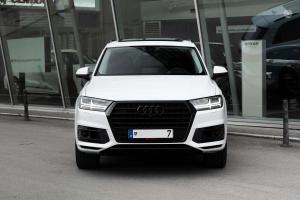 White Audi Q7 2019 in Klaipeda, with an engine capacity of 3.00 L and mileage of 137 thousand km for 26900 €, photo 3 on AUTOMOTO.COM.LV