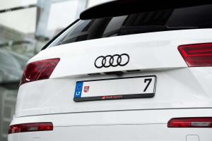 White Audi Q7 2019 in Klaipeda, with an engine capacity of 3.00 L and mileage of 137 thousand km for 26900 €, photo 11 on AUTOMOTO.COM.LV