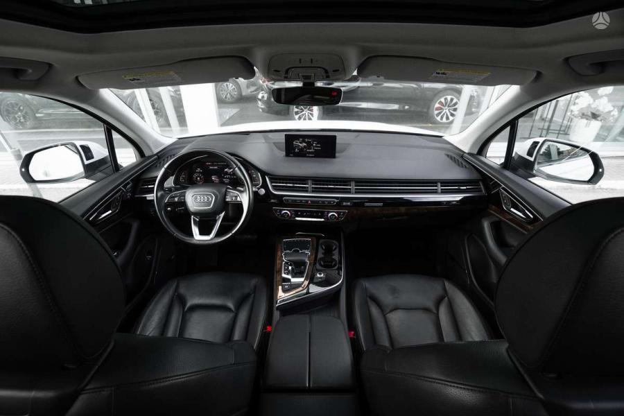 White Audi Q7 2019 in Klaipeda, with an engine capacity of 3.00 L and mileage of 137 thousand km for 26900 €, photo 21 on AUTOMOTO.COM.LV