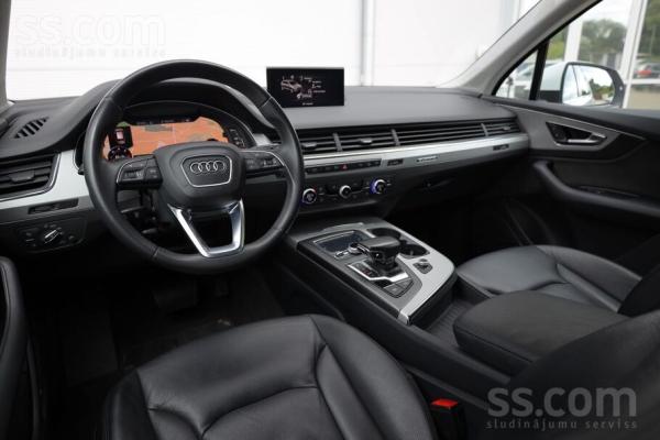 White Audi Q7 2019 in Riga, with an engine capacity of 3.00 L and mileage of 204 thousand km for 19495 €, photo 8 on AUTOMOTO.COM.LV