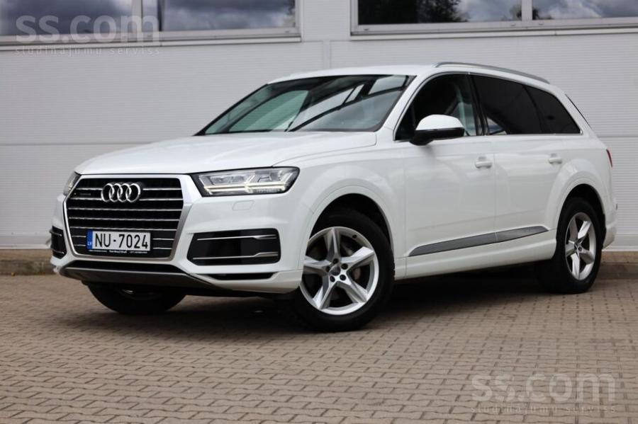 Balts Audi Q7 2019 Rīga, ar dzinēja tilpumu 3.00 L un nobraukumu 204 tūkst. km par 19495 €, foto 1 vietnē AUTOMOTO.COM.LV