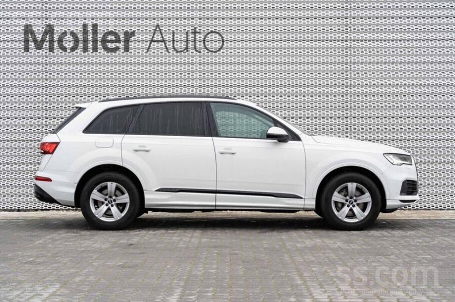 White Audi Q7 2020 in Riga, with an engine capacity of 3.00 L and mileage of 134 thousand km for 41550 €, photo 5 on AUTOMOTO.COM.LV